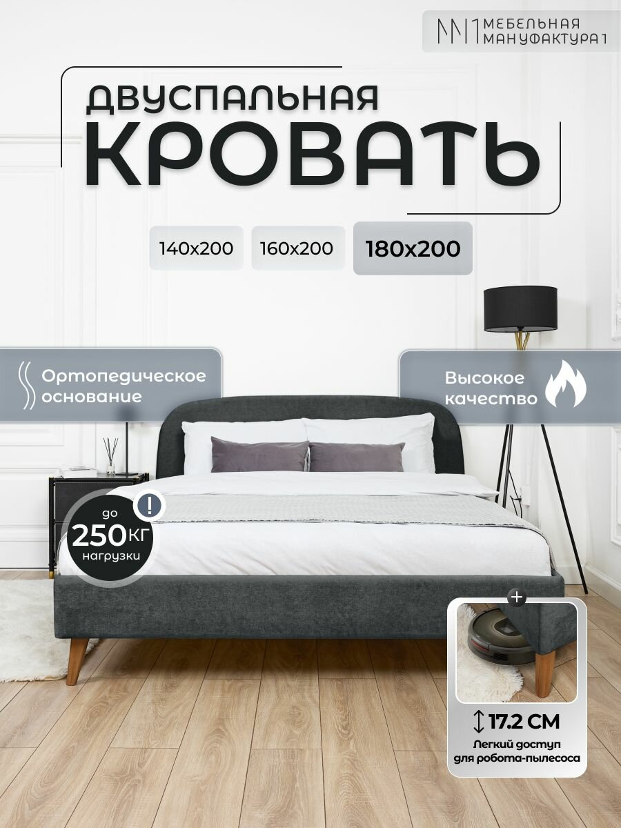 Кровать Майя 180х200 Двуспальная