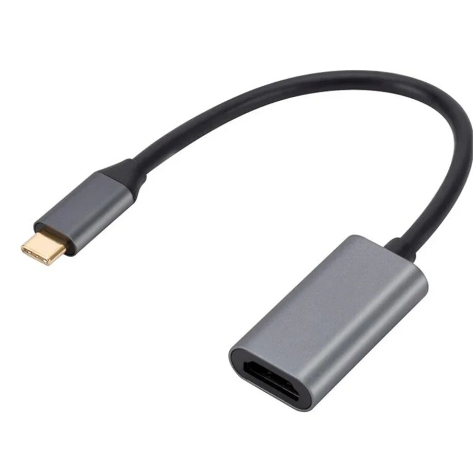 GRWIBEOU Адаптер Type C к HDMI USB 3.1 черный