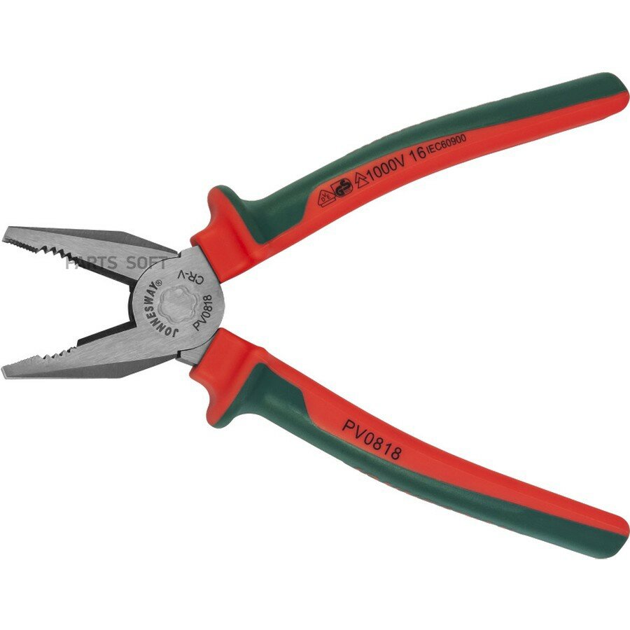 Пассатижи диэл от официального дистрибьютора, JONNESWAY, артикул PV0818