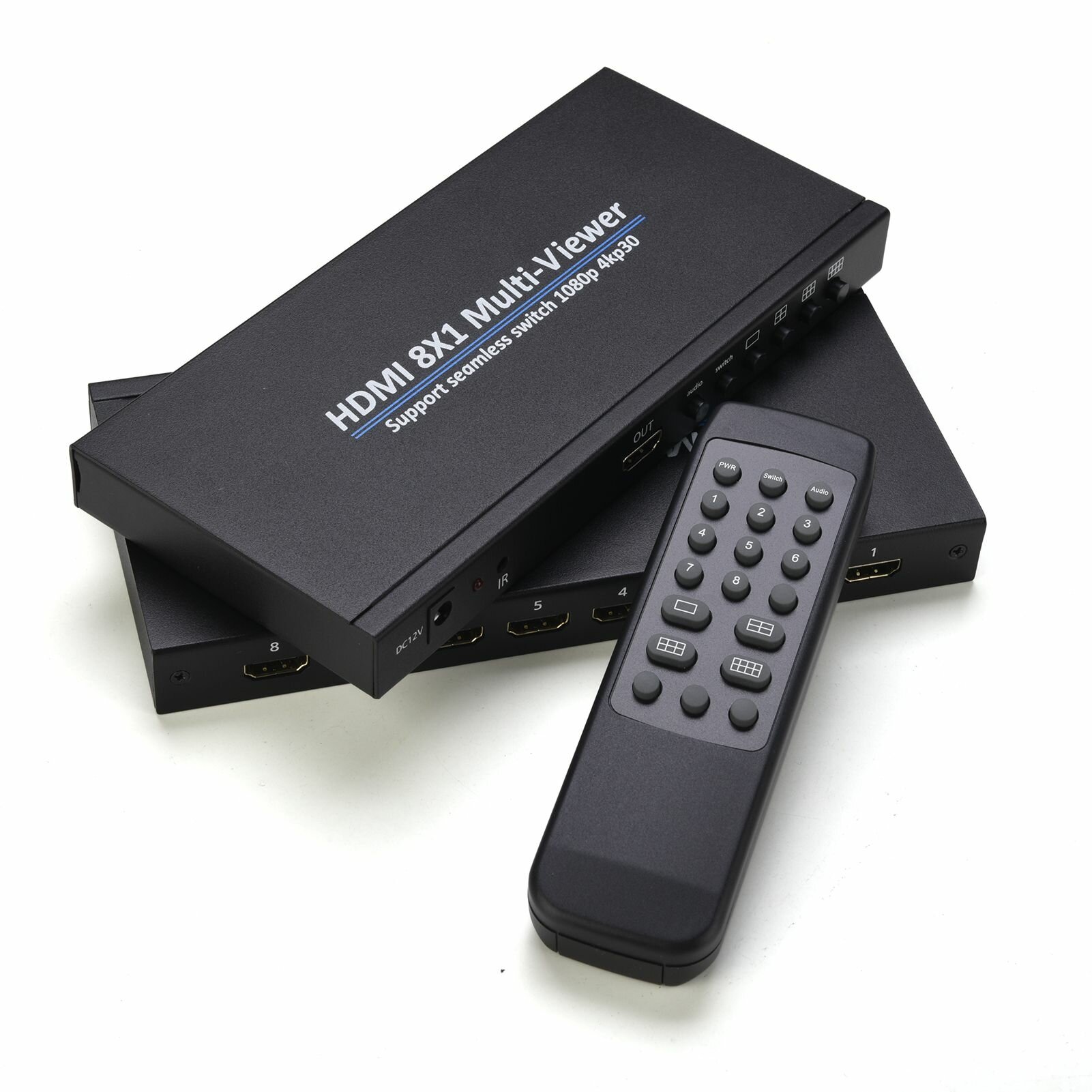 Переключатель HDMI 4K, 8-в-1, разветвитель