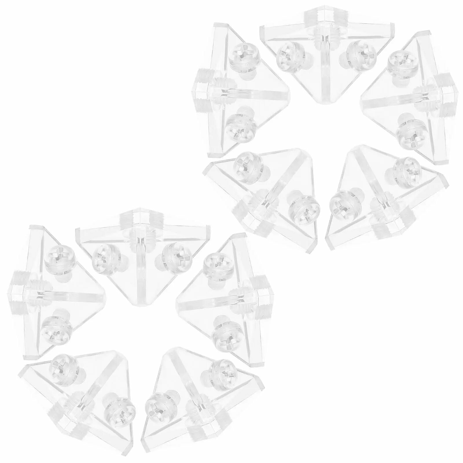 Прозрачные угловые кронштейны из акрила