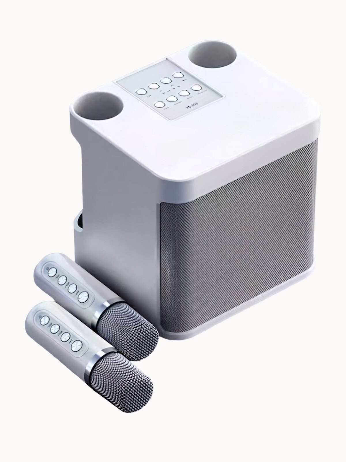 Караоке-система с двумя микрофонами, Bluetooth 5.0, портативная