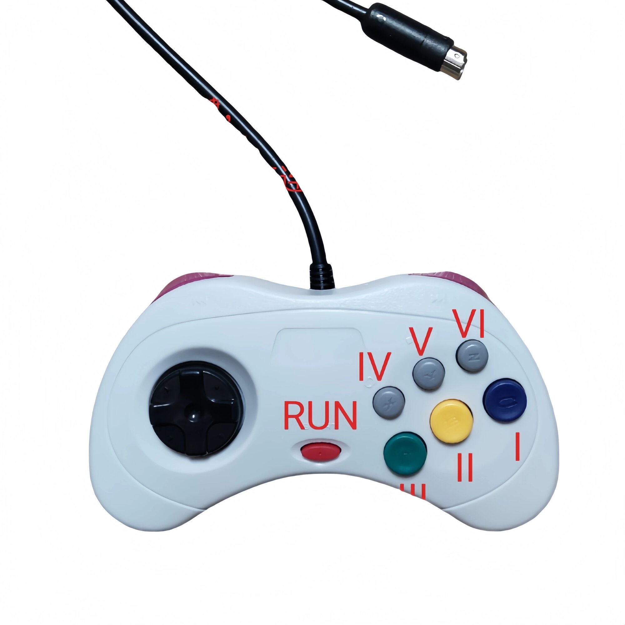 Проводной геймпад, джойстик, контроллер GamePads, поддержка NEC, двигатель ПК, PCE, 2/6 клавиш с ручкой Sega Saturn, консоли