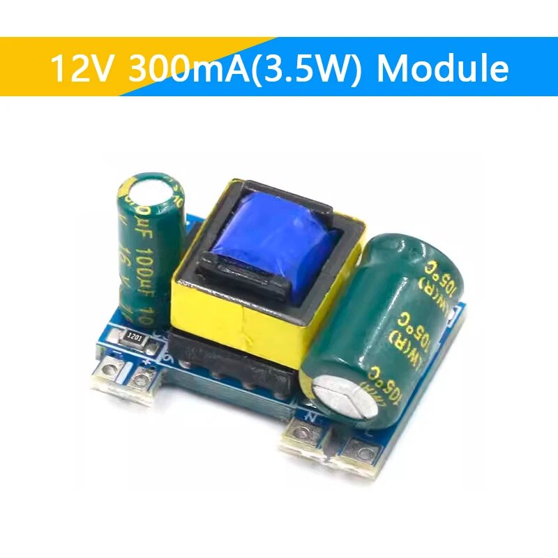 1-10 шт. AC-DC 220 В до 5 В понижающий преобразователь 5 В 700 мА изолированный импульсный модуль питания 3,5 Вт понижающий регулятор прецизионный модуль питания