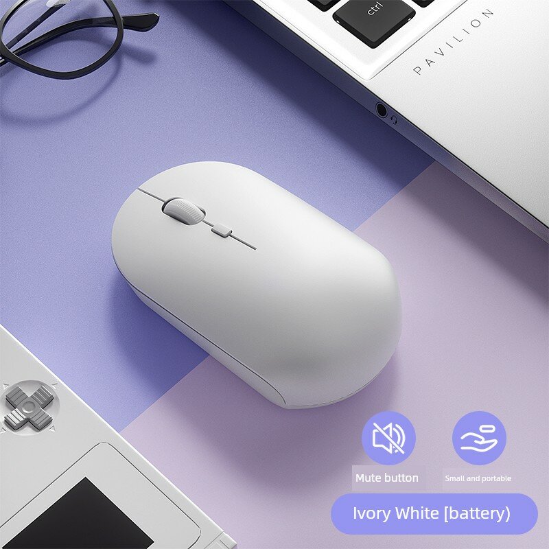 Беспроводная мышь HP с Bluetooth, бесшумная, перезаряжаемая, портативная, для ноутбуков, для мужчин и женщин, для