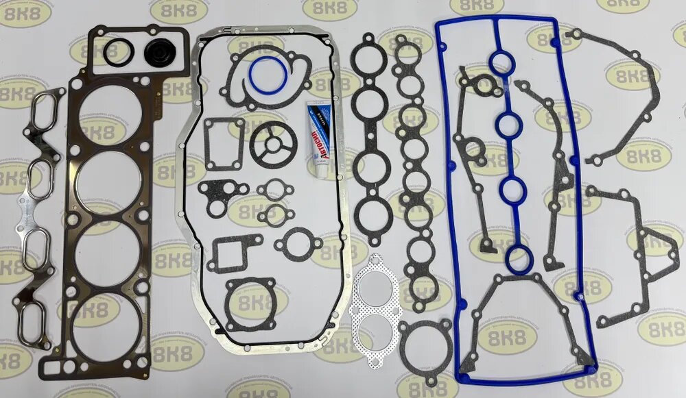 Комплект прокладок двигателя змз 405, 409 евро 3, 2.4/16 кл