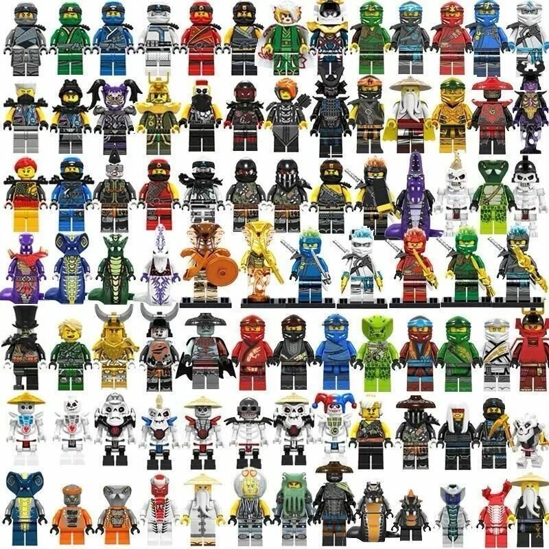 Добро пожаловать на выборСборные фигурки Ниндзяго 20 штук + оружие / конструктор Ninjago / минифигурки Кай Ллойд