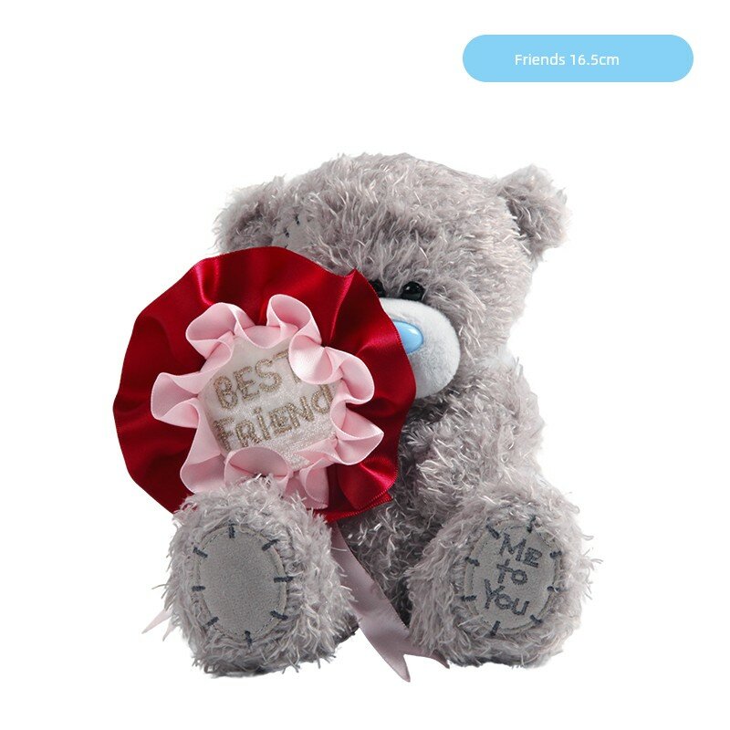 Британский плюшевый медведь MeToYou Blue Nose Patch Bear, детская успокаивающая игрушка, плюшевый медвежонок Друг