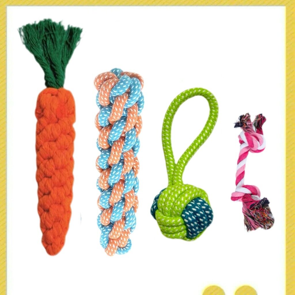 Собака молярная стойкая к кусанию хлопчатобумажная веревка игрушка маленькая собака среднего размера игрушка собачий