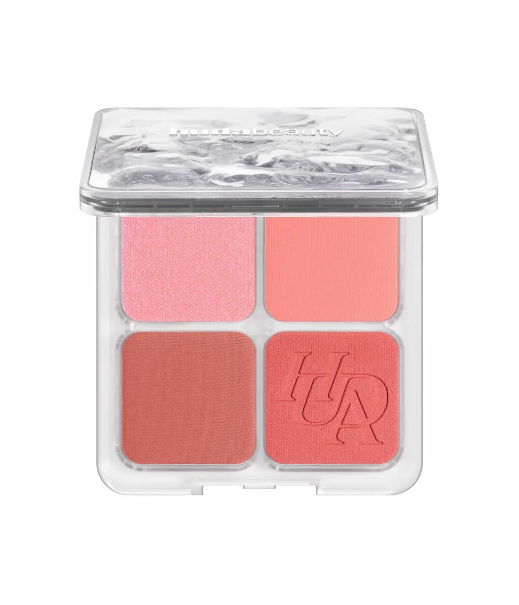 HUDA BEAUTY Палетка румян Blush Filter Blurring Blushlighters Palette (Toasty Peach) 7,5 г