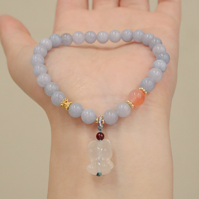 Браслет для гадания, YM Mall из аквамарина с бабочкой приносит стиль