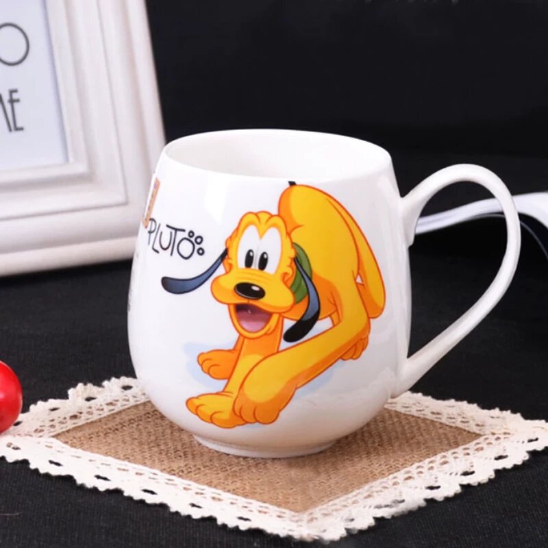 Очень большая кружка с Микки и Минни Диснея, детская чашка, домашняя милая керамическая чашка для воды, чашка для