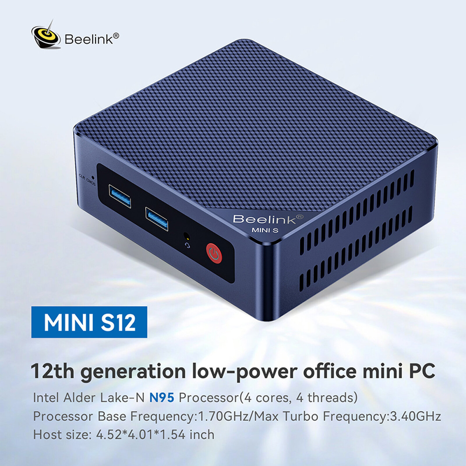 Beelink MINI S12 N95 Windows 11 8GB+256GB