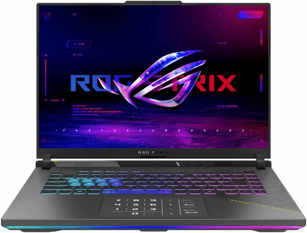 Ноутбук ASUS ROG Strix G16 G614FM-WS94 (Ryzen 9 9955HX 2.5GHz/16"/1920x1200/16GB/1TB SSD/RTX 5060 8GB/Win11)