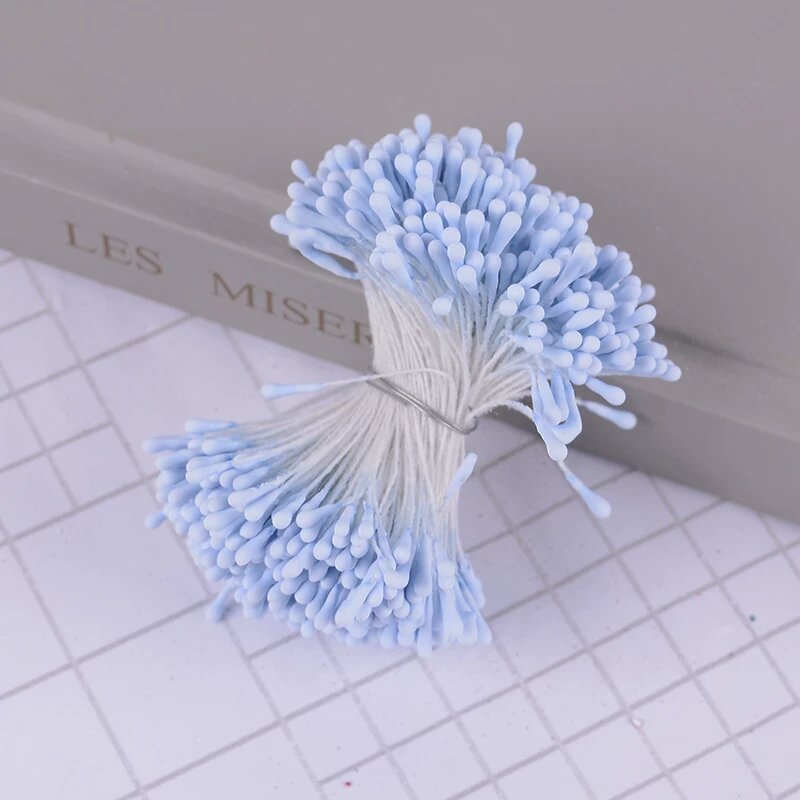 Искусственные матовые тычинки 1,5 мм, центры цветов, сердцевины цветов, материалы и аксессуары для рукоделия, для