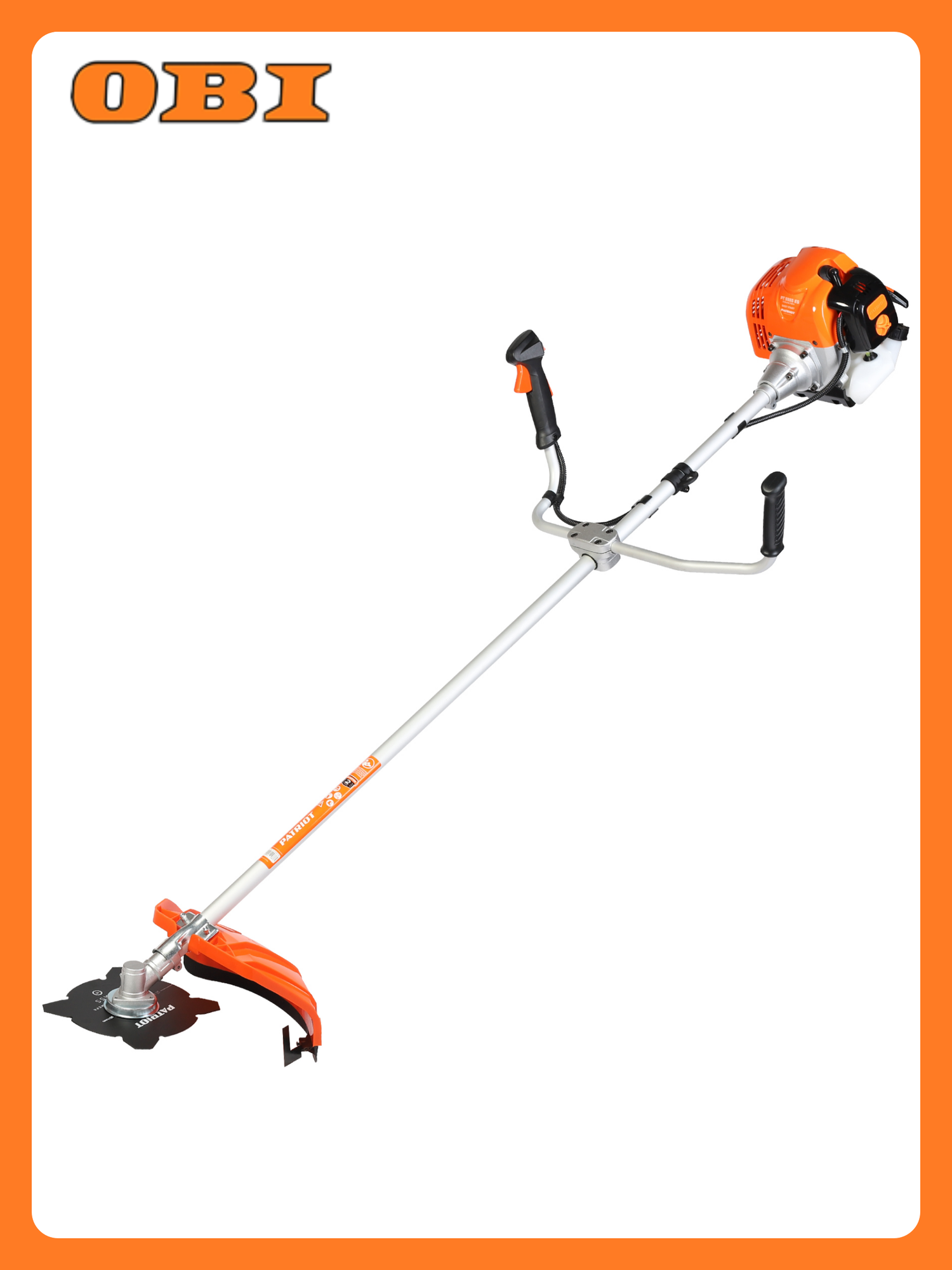 Триммер бензиновый PATRIOT PT 5555ES, 2-х тактный, 44см, мощность 3 л. с