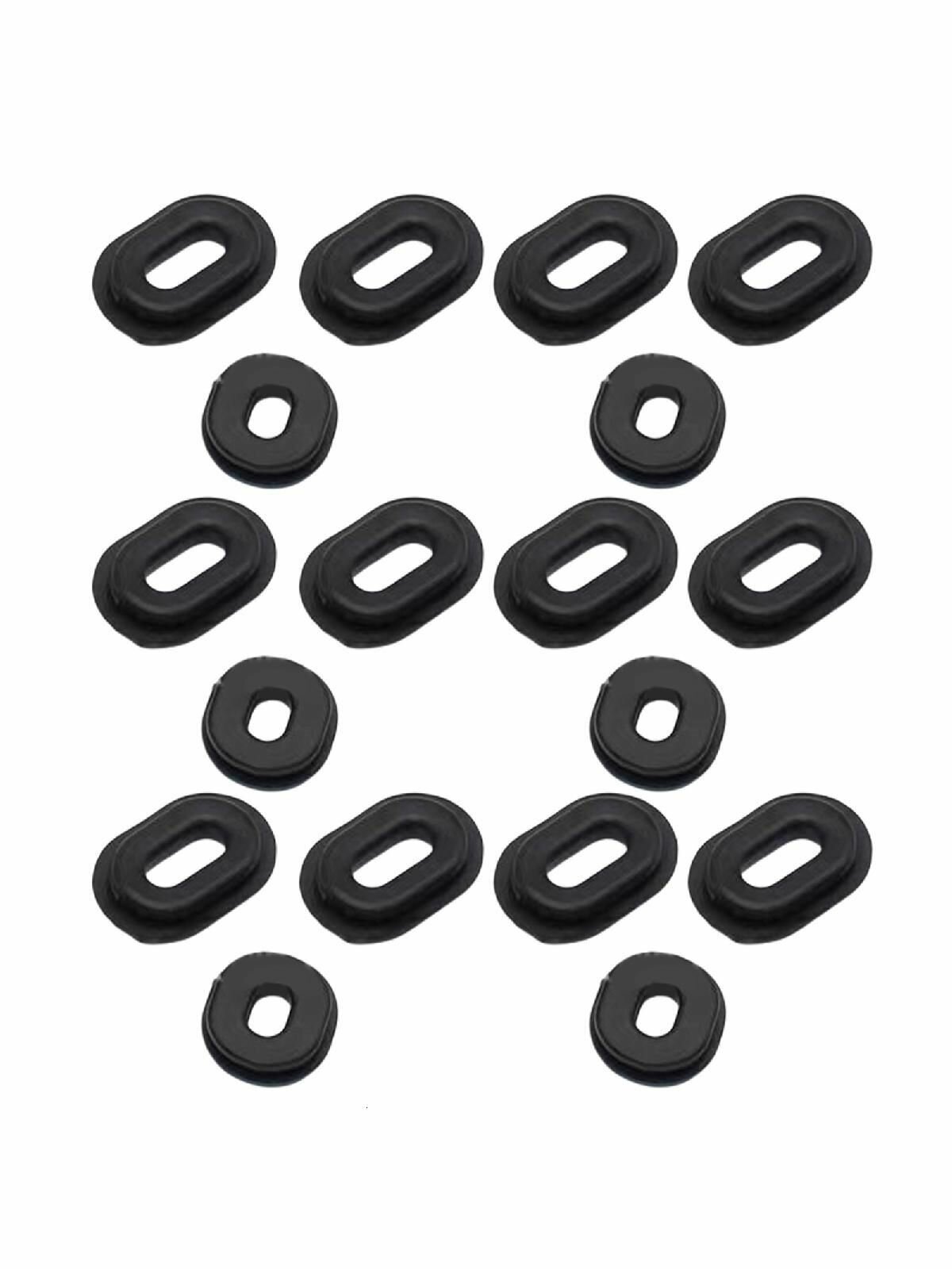 Демпфер для снегохода,3 комплекта по 18 штук, боковая накладка мотоциклетной резиновой подушки резиновая-CG oval