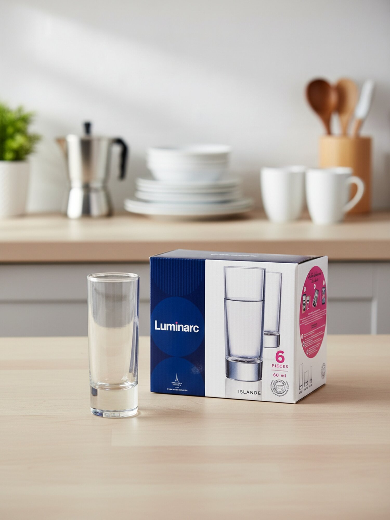 Стопка Luminarc Islande J2891, 6 шт, 60 мл