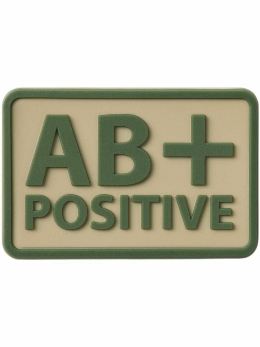 Патч Helikon-Tex Группа Крови AB(IV)/Rh+, Khaki