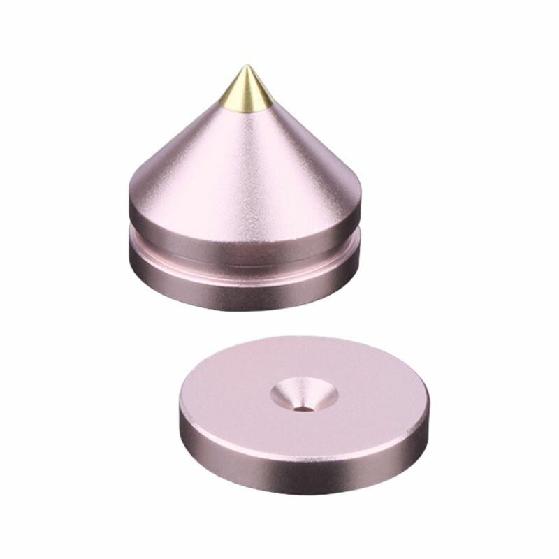 Аудио штатив, книжная полка, динамик, амортизатор для ног, гвоздь-Розовое золото