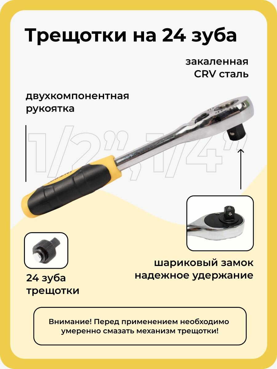 Набор инструментов для автомобиля и дома 61 предмет
