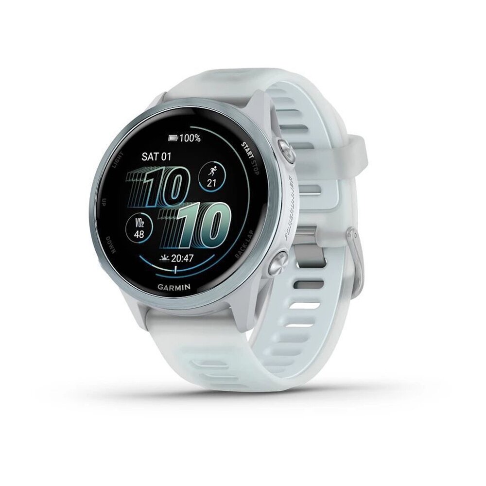 Смарт-часы для бега и триатлона Garmin Forerunner 570, 42mm AMOLED Whitestone 010-02970-01 европейская версия