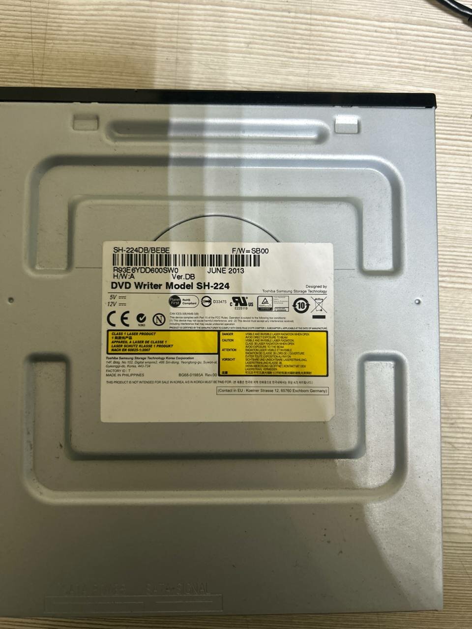 Dvd-rw SH-224 внутренний привод SATA (дисковод) для ПК