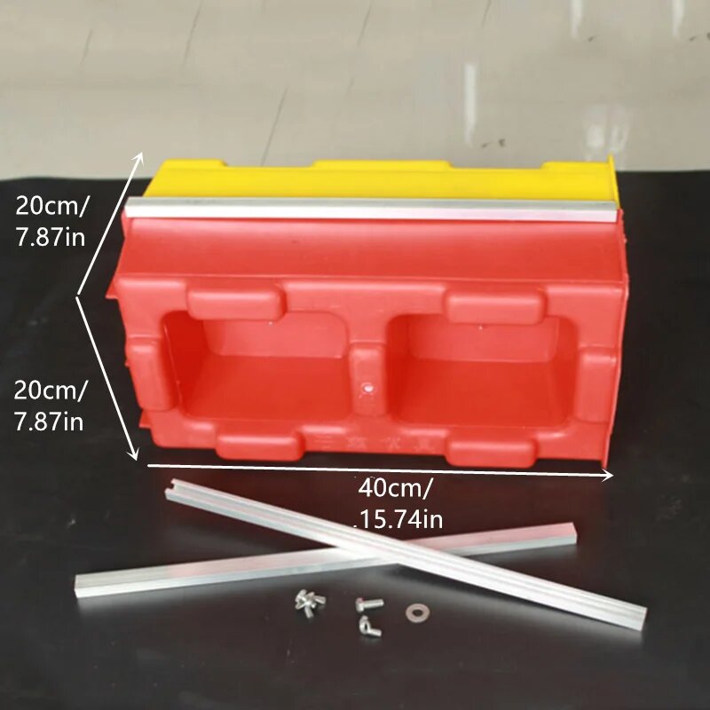 Прочная пластиковая форма для бетонных блоков 40х20х20 см