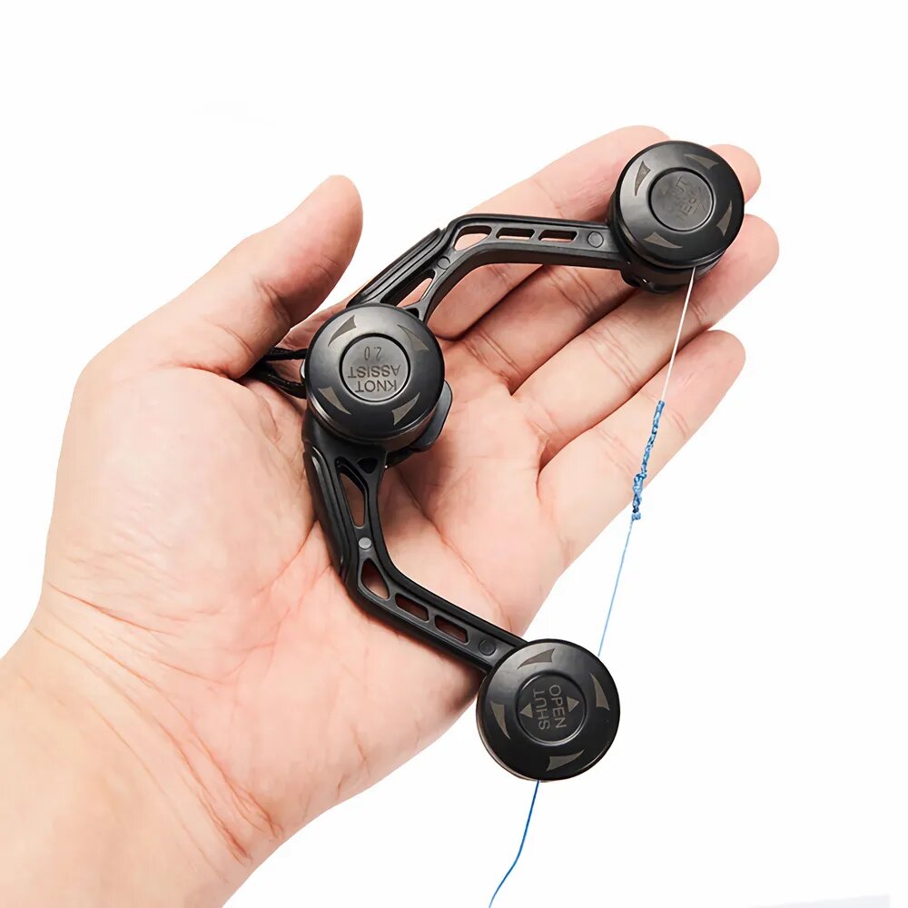 Узловяз Knot Assist 2.0, Аксессуары, оснастка для рыбалки, Инструмент, материал для вязания мушек, Чёрный металл — фото 1