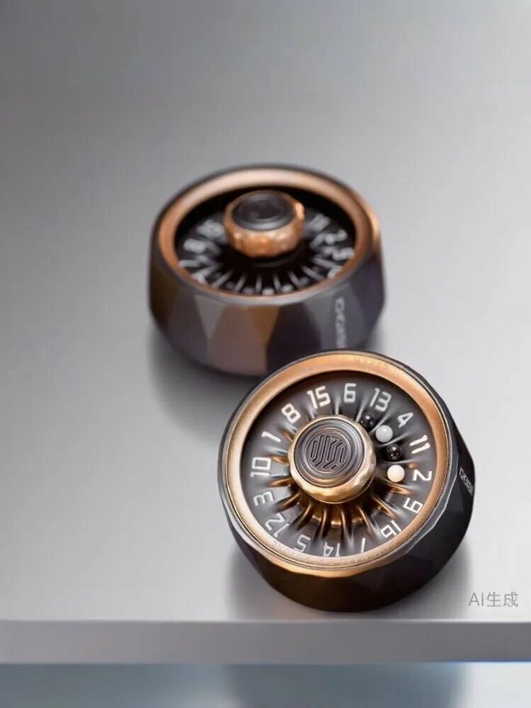 EDC кольцевой спиннер с маховиком, металлический фиджет-спиннер для снятия стресса, настольная игрушка-вращалка для взрослых