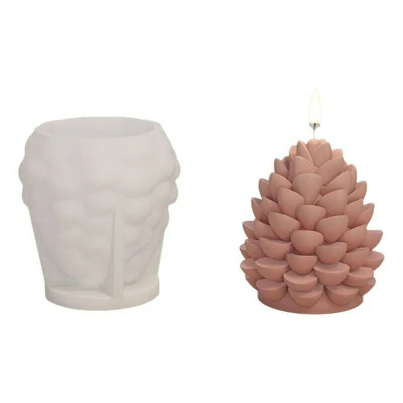 Формы для шоколада и мастики в виде сосновых шишек для выпечки, - 2