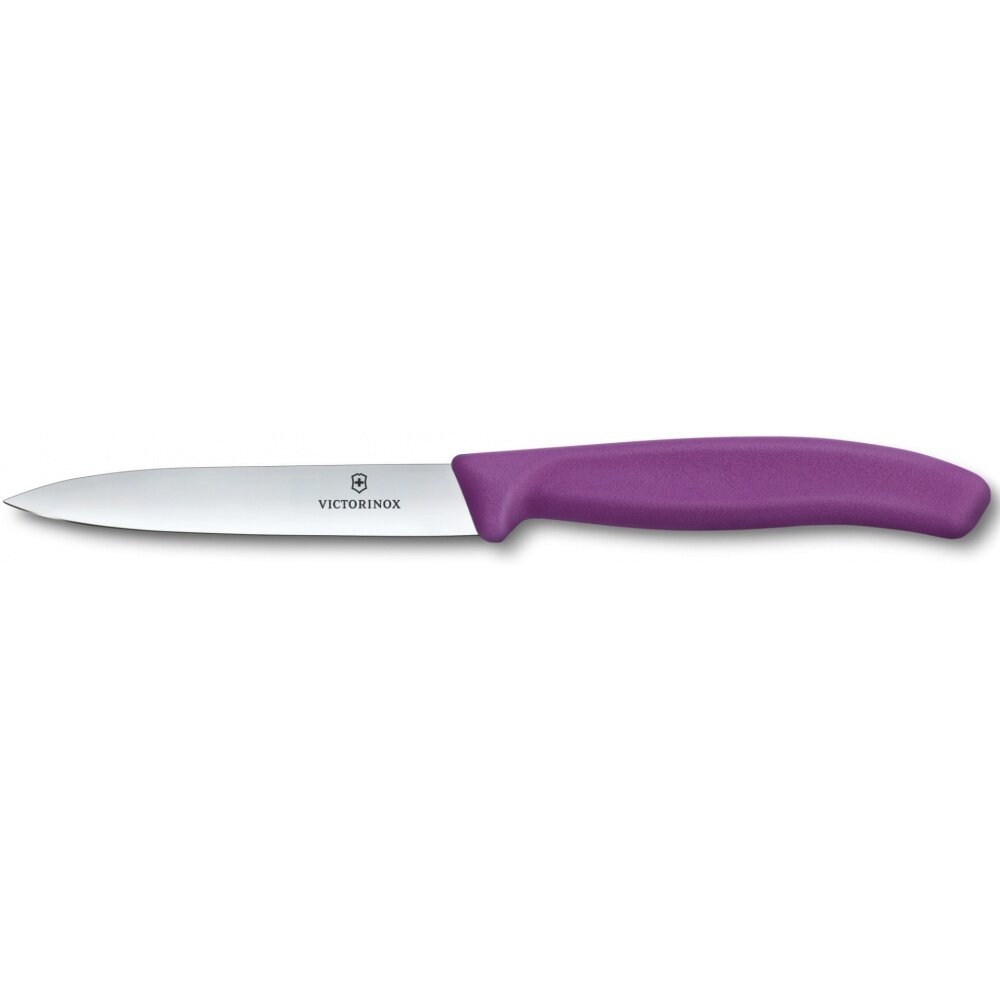 Victorinox Kitchen 6.7705. C1 Нож кухонный victorinox swiss classic, 100мм, прямая заточка, пурпурный