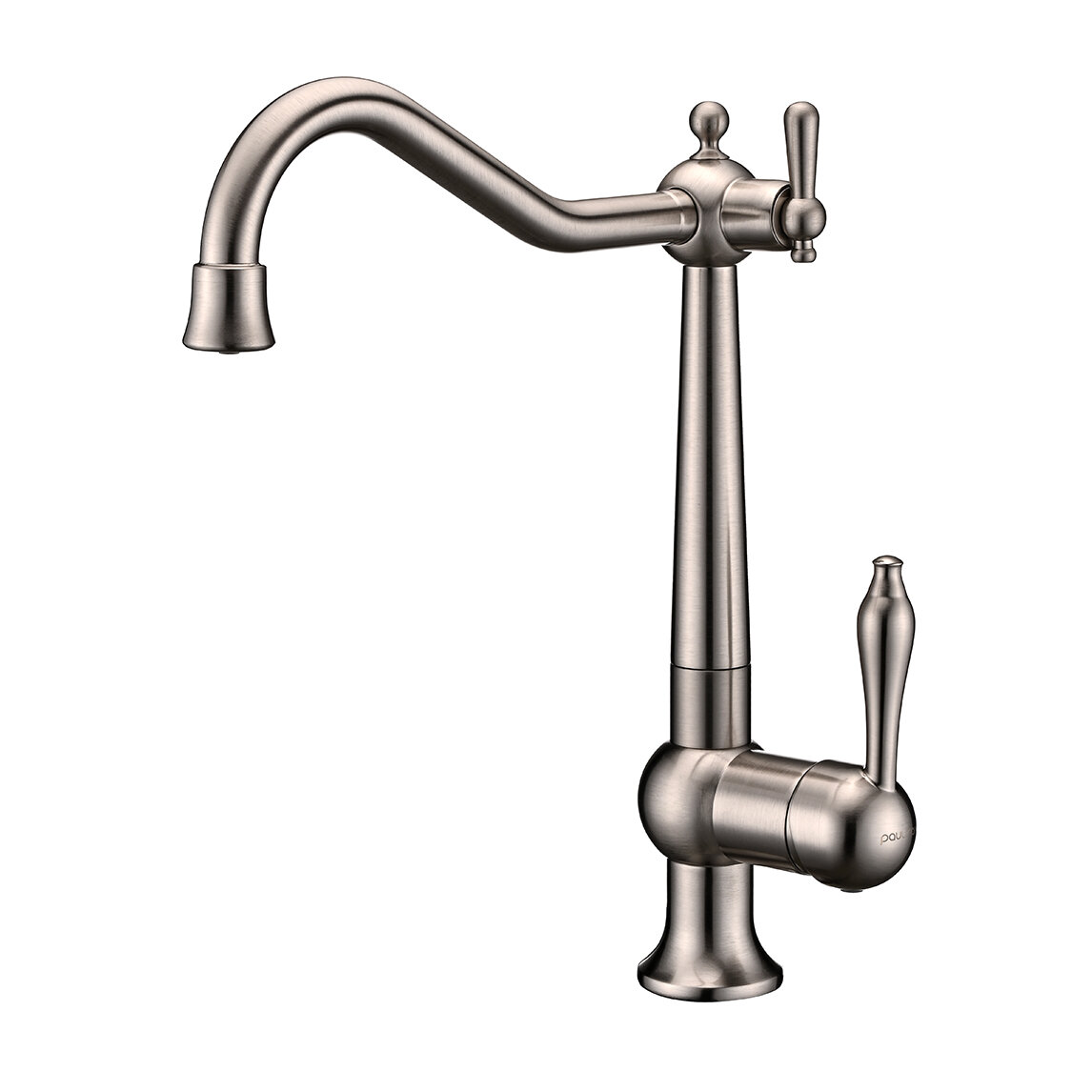 Смеситель Paulmark RETRO Re213226-BS брашированная сталь с подключением к фильтру