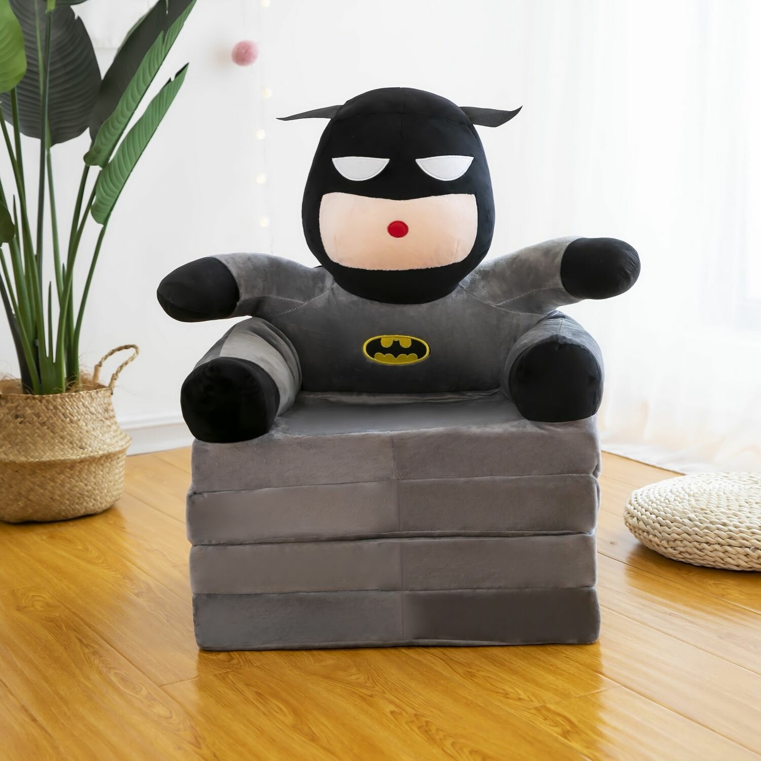 Милый мультяшный складной диван-кровать, детская кровать для сна с звездным узором, популярный в интернете, со съемным чехлом, который можно стирать, для мальчиков и девочек.