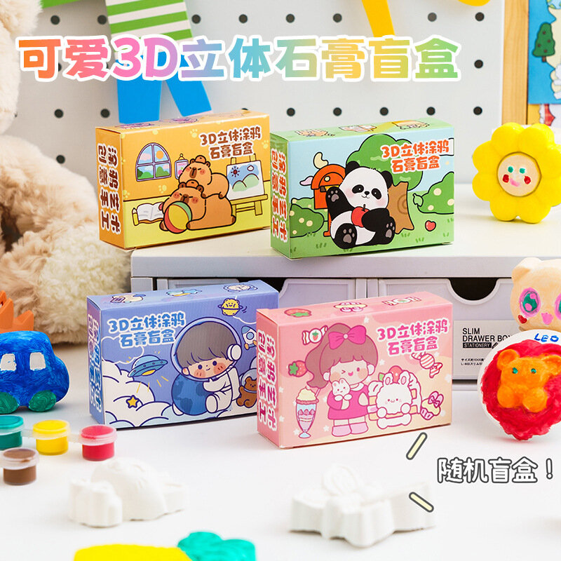 Гипсовая кукла, детская игрушка для раскрашивания, рисования, граффити, рождественский стенд, подарок на день рождения, приз, награда для детского сада