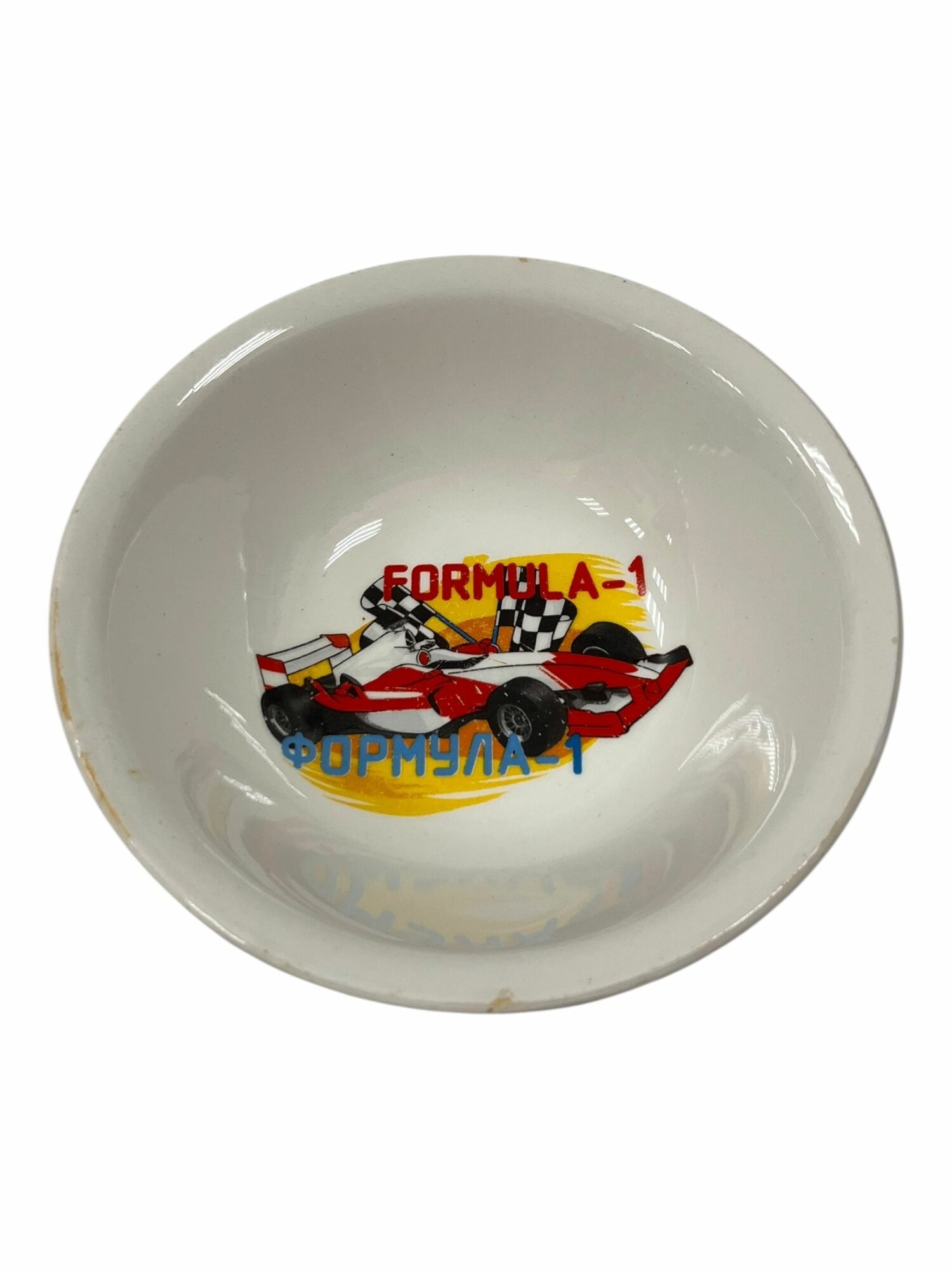 Винтажная тарелка блюдце Формула 1