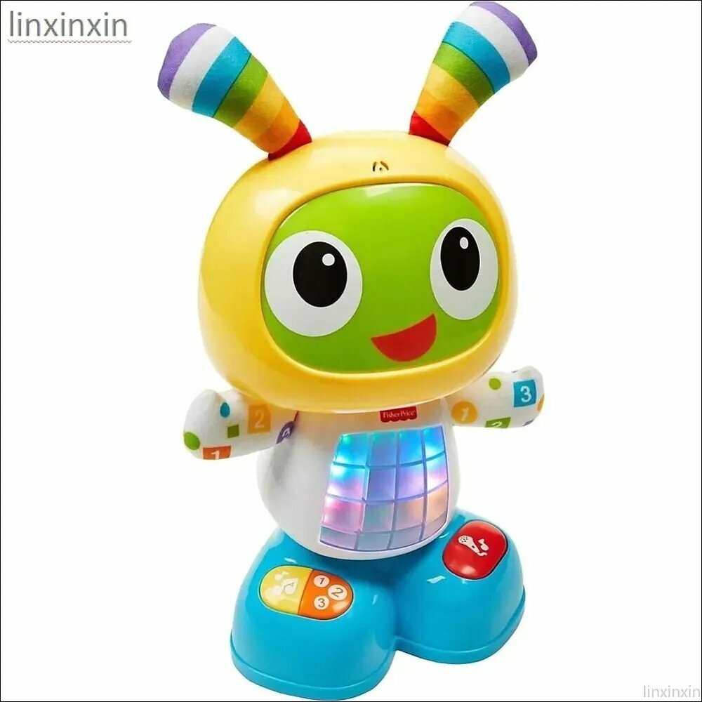 Обучающий робот Fisher Price "Бибо", многоцветный, красивый цвет