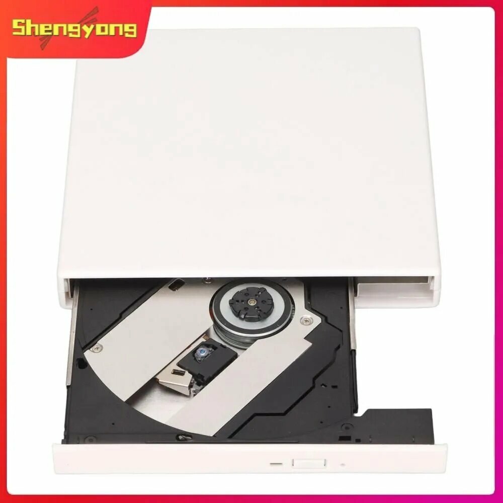 Внешний дисковод DVD, многозадачный, удобный, для компьютеров и нетбоксов