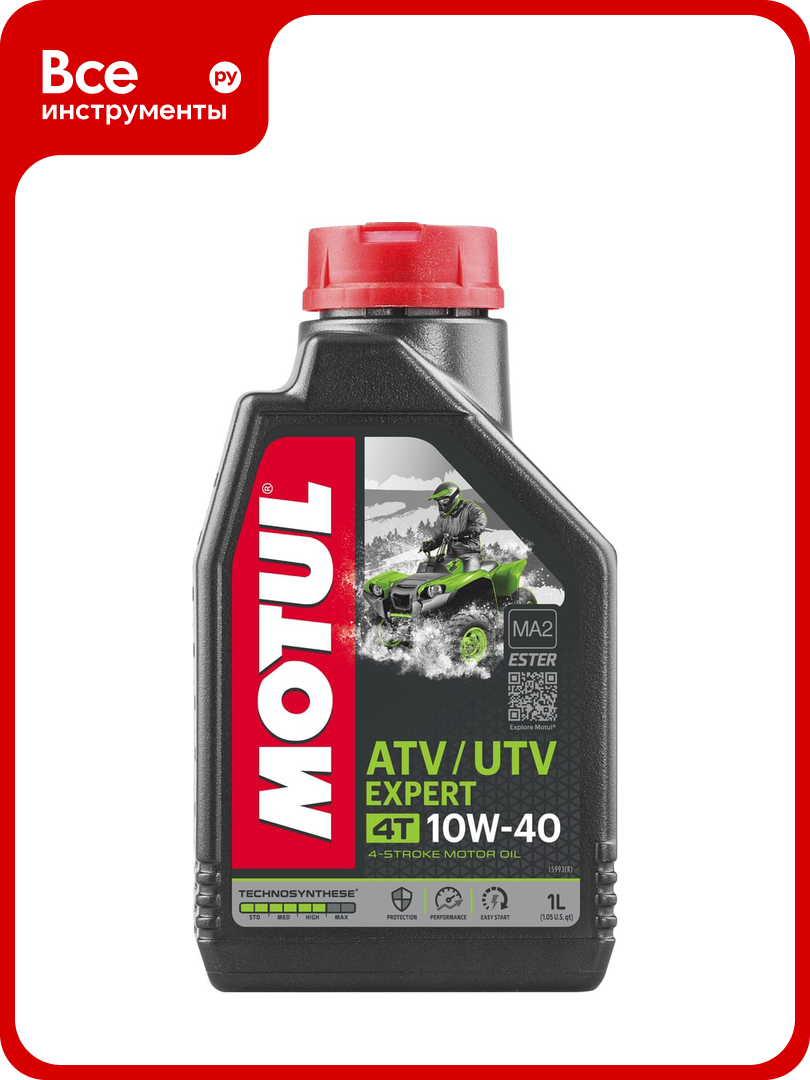 Моторное масло MOTUL ATV UTV EXPERT 10W40 4T 1 л 113174