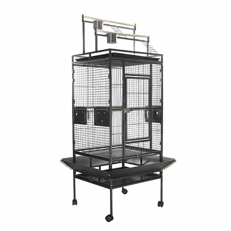 Клетка для птиц Triol B-001B , черный металлик, 830х770х1720 мм