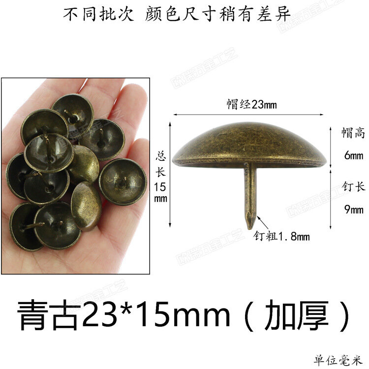 Толстые глянцевые гвозди с пузырьками 4-100 мм, антикварные гвозди для дивана, декоративные гвозди, круглые гвозди, гвозди для деревянных досок, булавки, заклепки, антикварные бронзовые гвозди для дверей