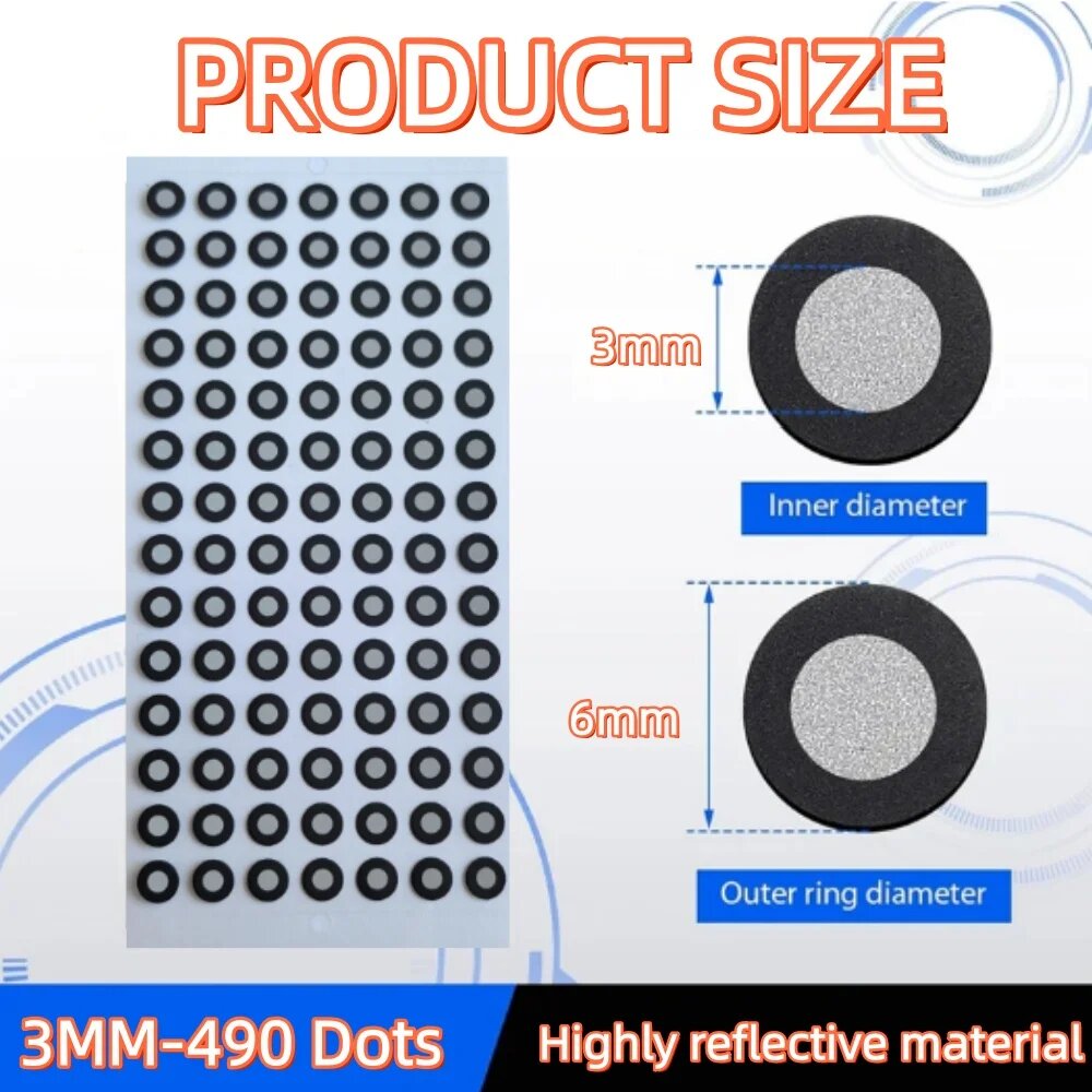 Маркеры 3D-сканирования Creality 490/500 точек 3mm-490Dots
