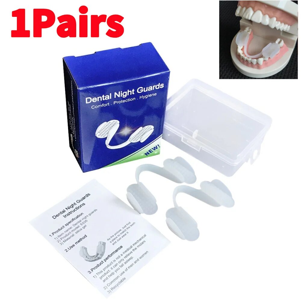 MOJOYCE Силиконовые ночные капы для зубов