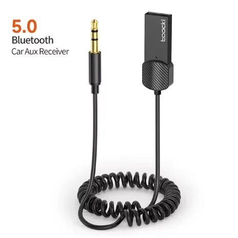 Bluetooth 5.0 Автоадаптер TOOCKI, Черный, Style B