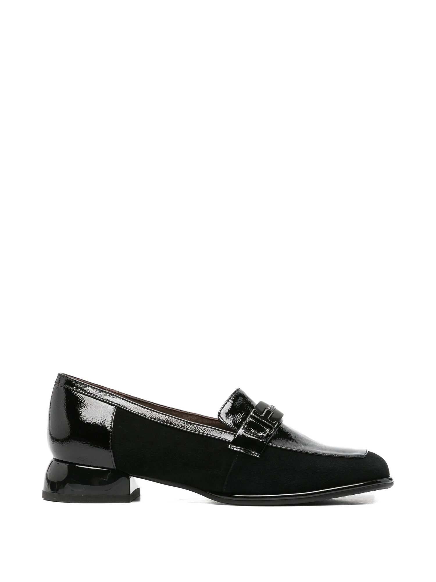 Лоферы Patent-panelled logo-plaque loafers