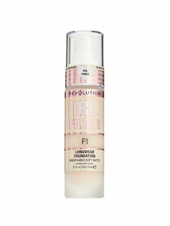 Тональная основа MakeUp Revolution IRL Filter Longwear