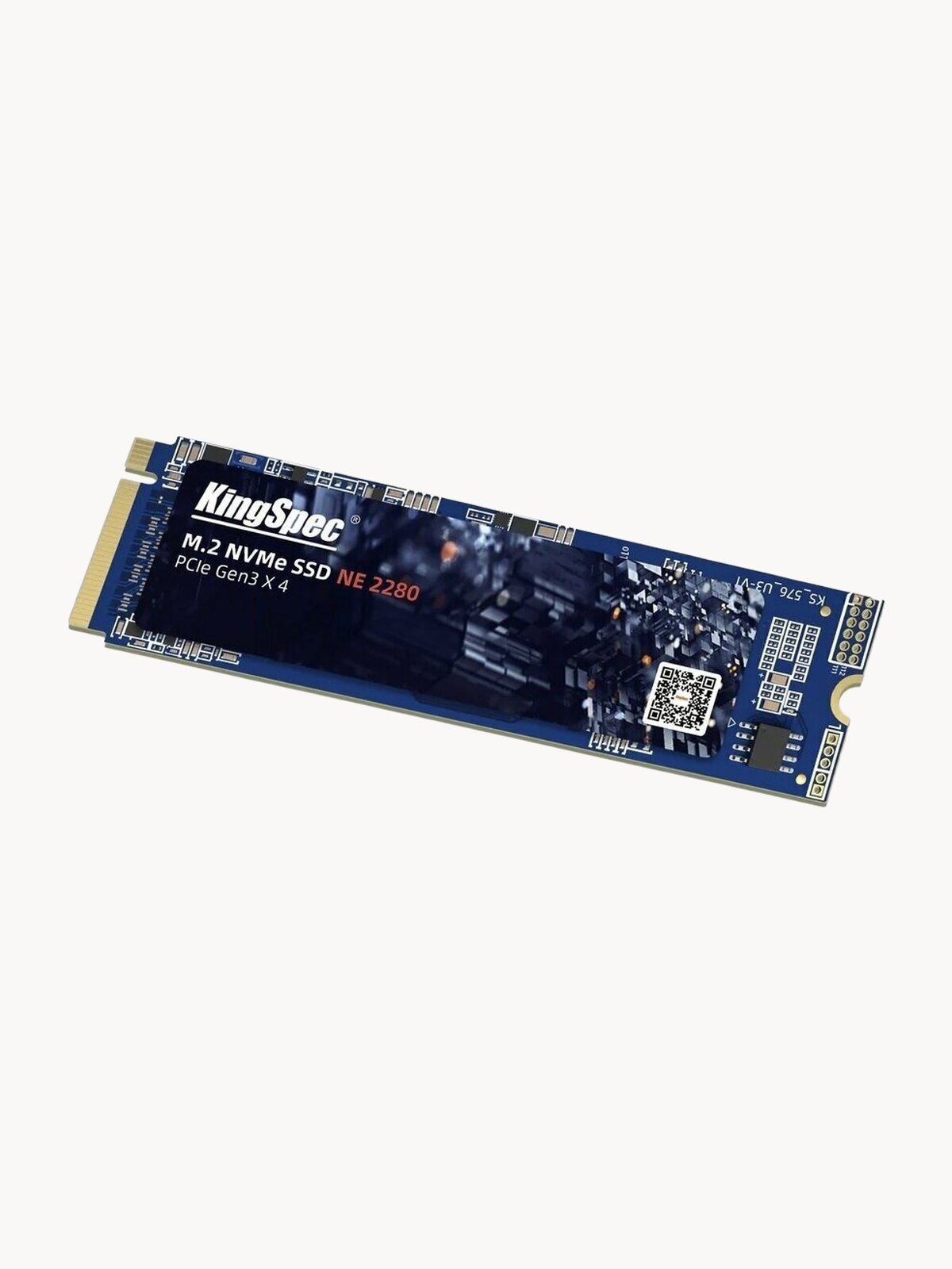 SSD накопитель KINGSPEC NE-512 512ГБ, M.2 2280, PCIe 3.0 x4, NVMe, M.2