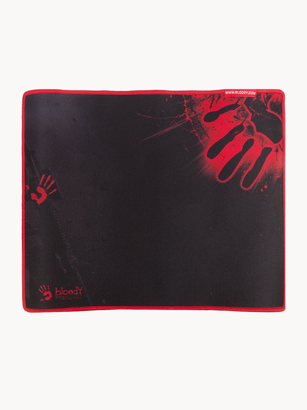Коврик для мыши A4 Bloody B-081 черный/рисунок, нескользящая основа