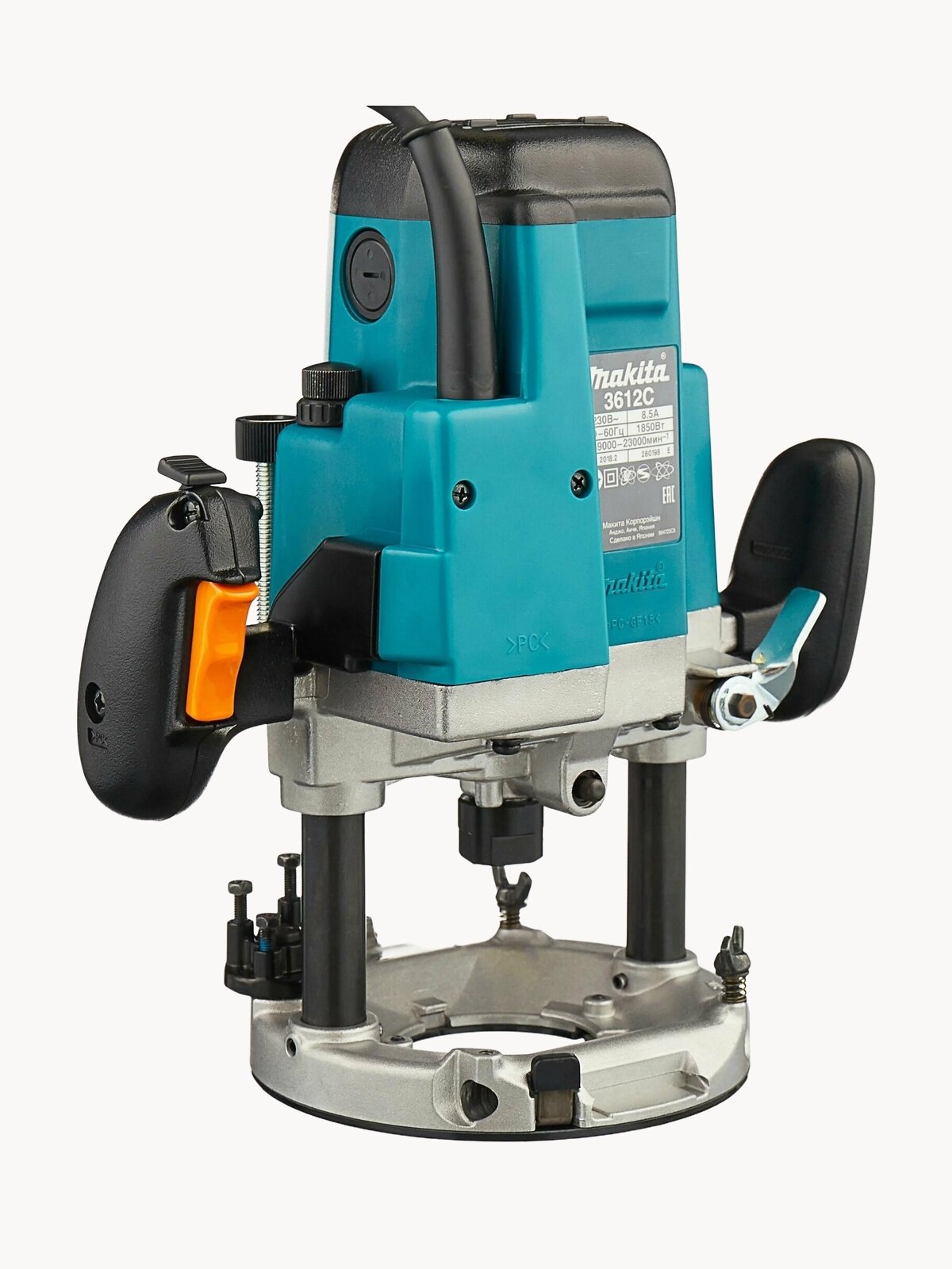 Фрезер Makita 3612С, профессиональный, с регулировкой оборотов, для древесины