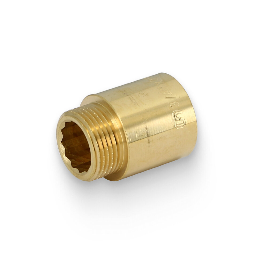 Удлинитель резьбовой ВН 3/4" х 30 мм, латунь UNI-FITT OPTIMAL (657G3031)